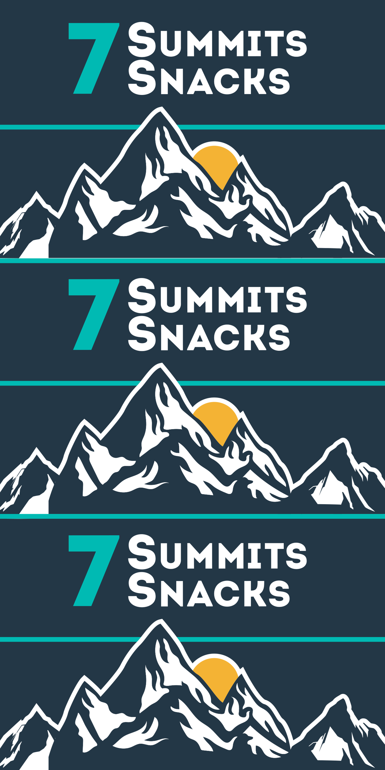 7 Summits Snacks Logo Neck Tube